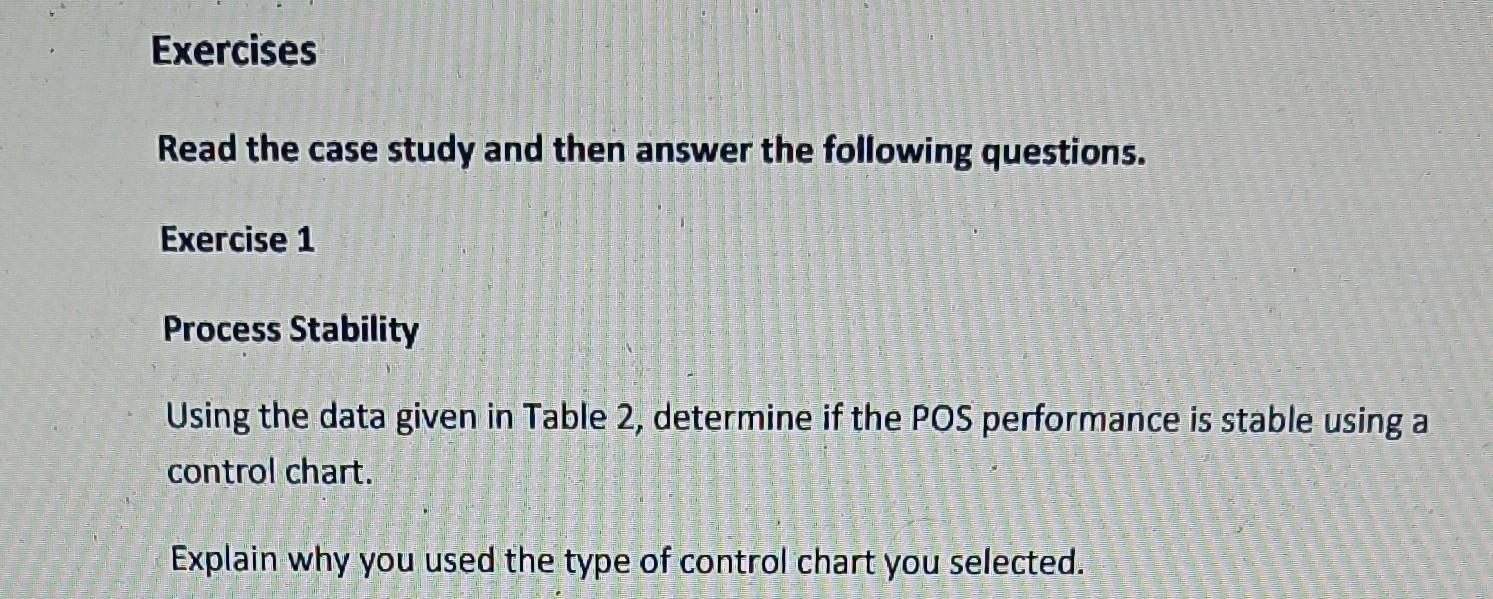 Solved Table 2: 2015-2016 POS Trending Exercises Read the | Chegg.com