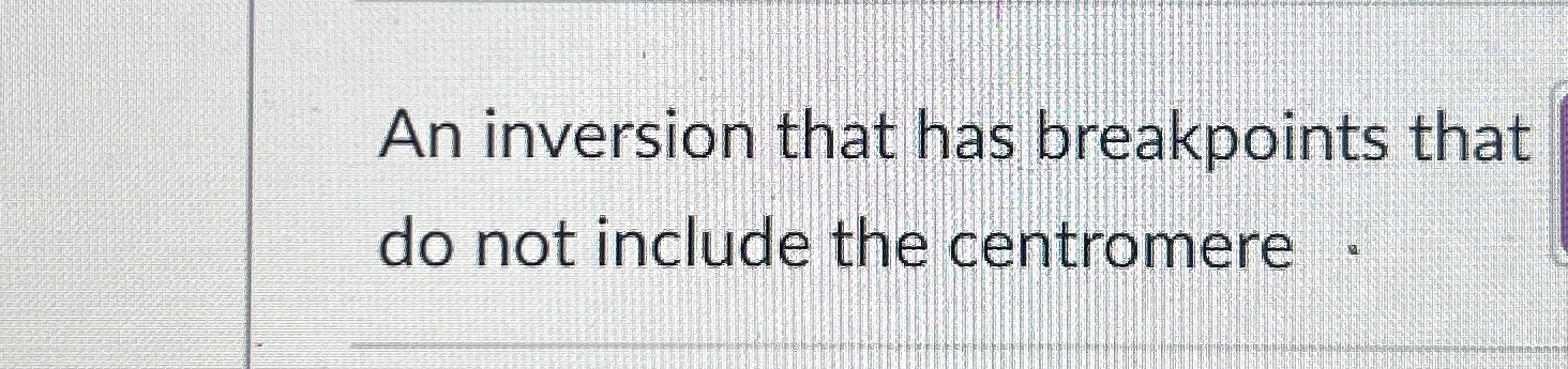 Solved An inversion that has breakpoints that do not include | Chegg.com