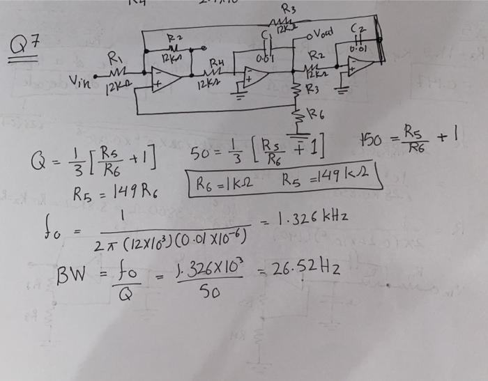 Solved Using Multisim Plot the frequency response to verify | Chegg.com