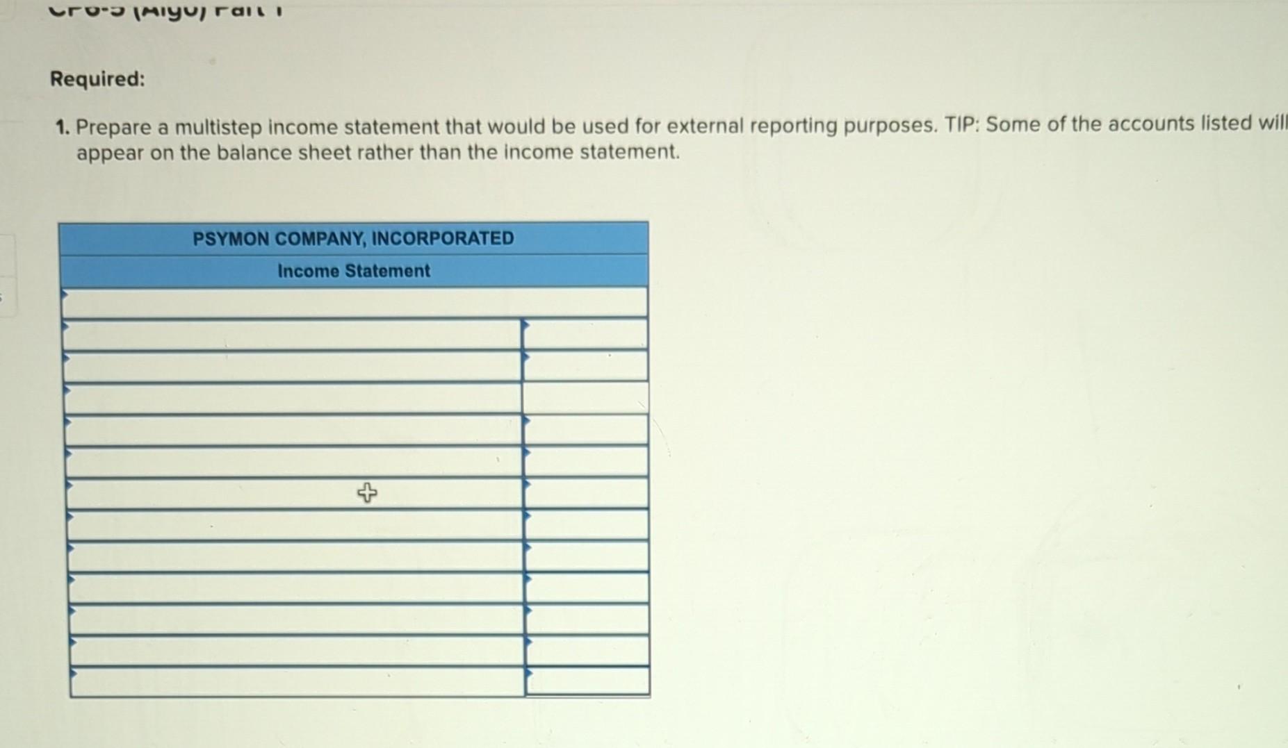 Solved Required information CP6-5 (Algo) Preparing a | Chegg.com