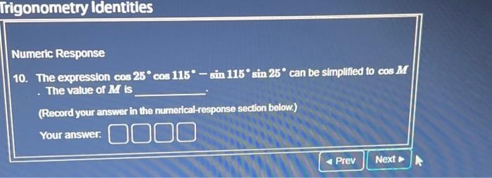 Solved Numeric Response 10. The expression | Chegg.com
