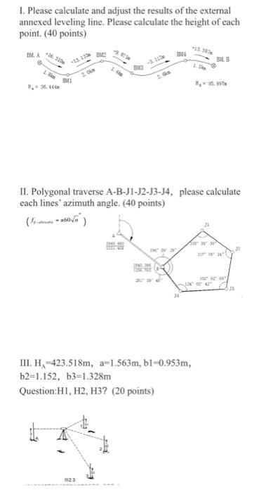 I. Please calculate and adjust the results of the | Chegg.com