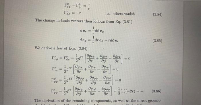 3.6 There are eight elements in the affine connection | Chegg.com