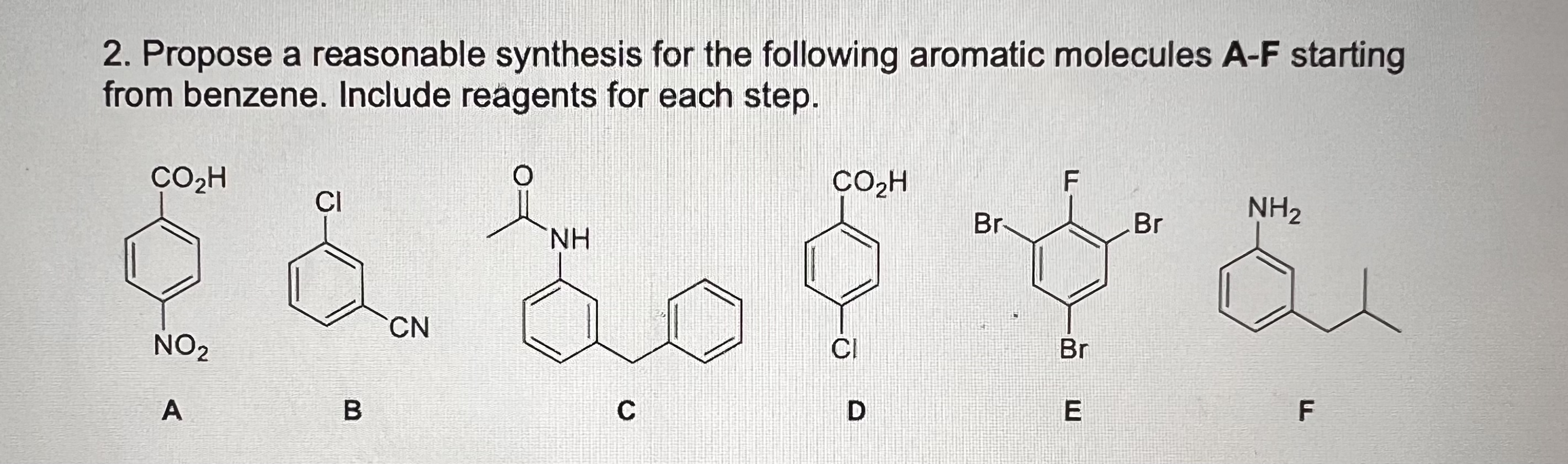 Solved Propose a reasonable synthesis for the following | Chegg.com