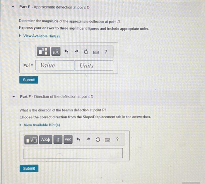 Solved Learning Goal: To determine the deflection and slope | Chegg.com