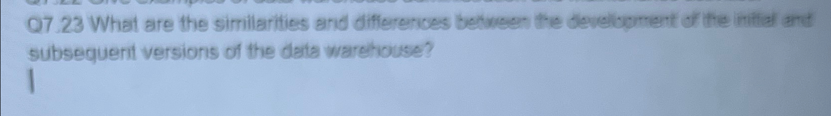 Solved Q7. 23 ﻿What are the similarities and differences | Chegg.com