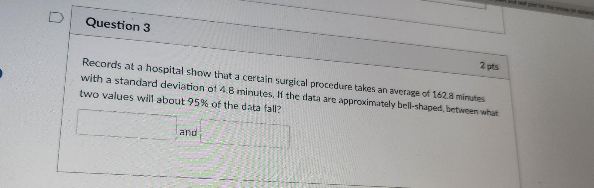 Solved Records at a hospital show that a certain surgical | Chegg.com