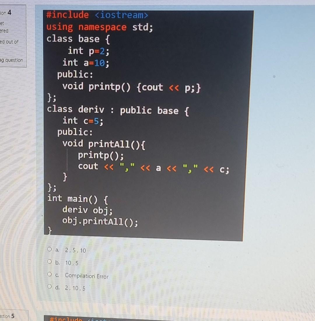 Solved 3 ed out of question #include using namespace std; | Chegg.com