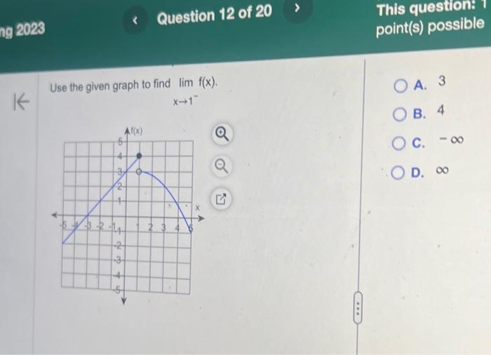 Solved Use the given graph to find limf(x). x→2+Use the | Chegg.com