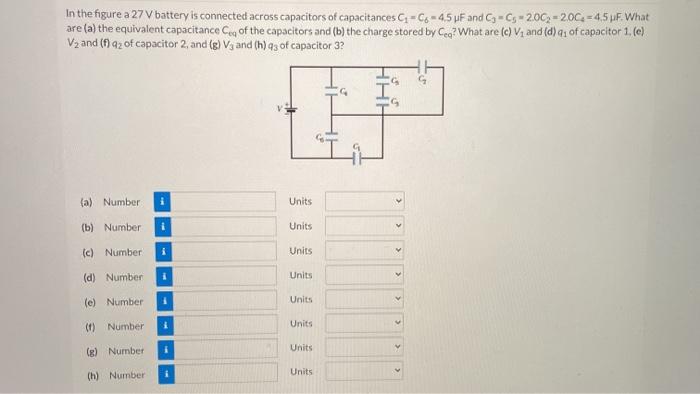 Solved In the figure a 27V battery is connected across | Chegg.com
