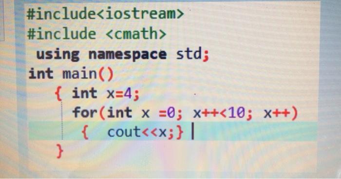 Solved #include #include using namespace std; int main() { | Chegg.com