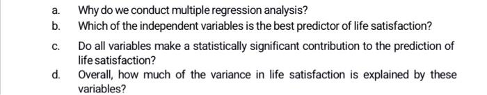 Solved Model Summary a. Predictors: (Constant), tmast total | Chegg.com