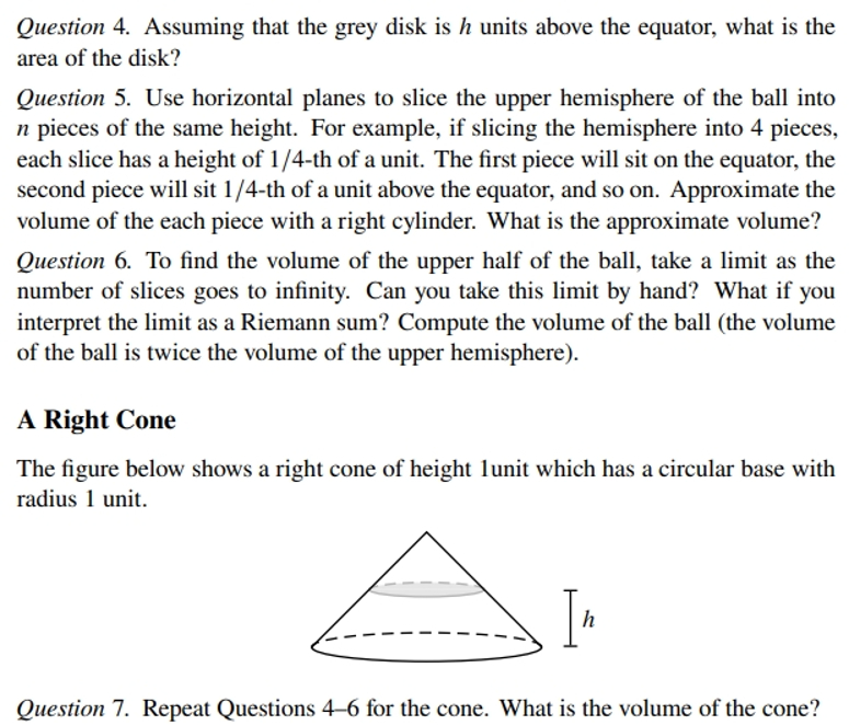 Solved A Right ConeThe figure below shows a right cone of | Chegg.com