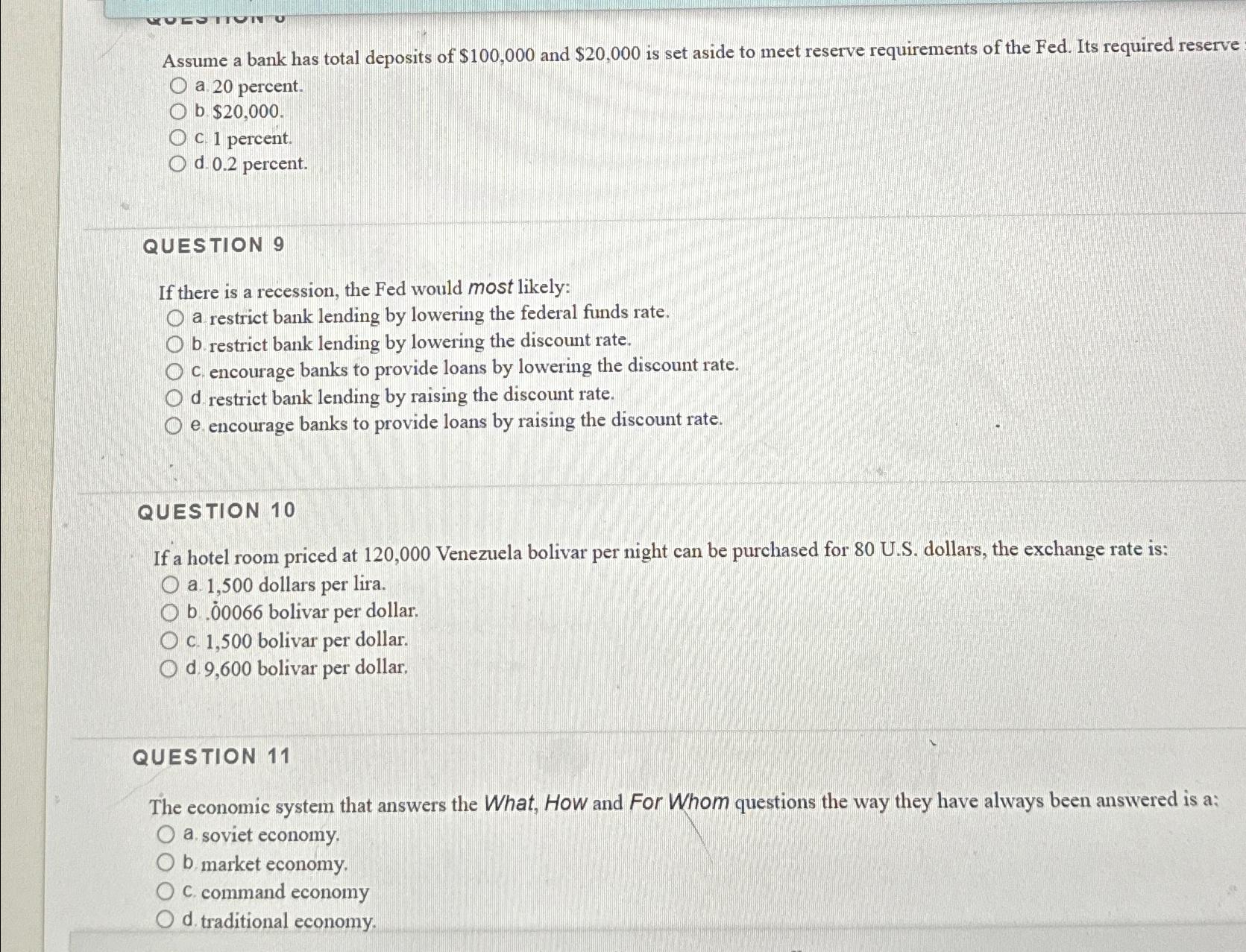 Solved Assume a bank has total deposits of $100,000 ﻿and | Chegg.com