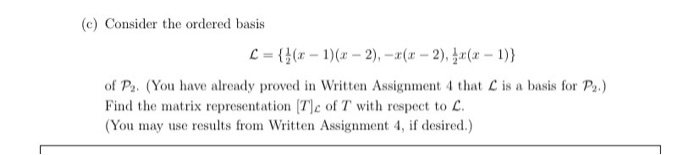 Solved 2. Consider the function T: P2 P2 defined by T(p(x)) | Chegg.com