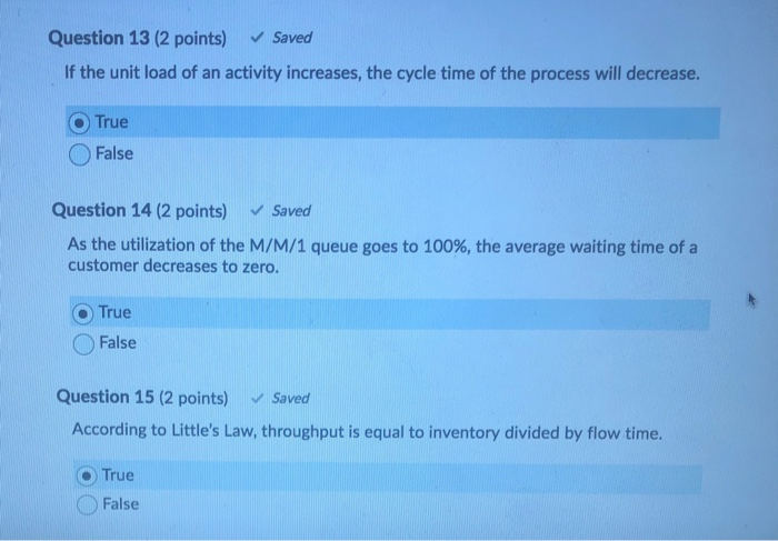 Solved Question 13 (2 points) Saved If the unit load of an | Chegg.com