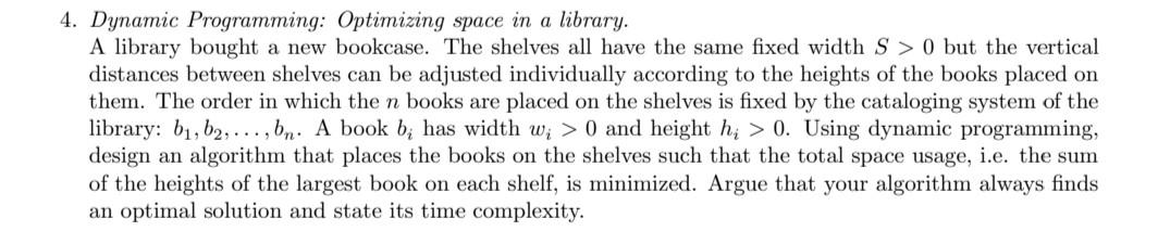 Solved I want clear solution with proof for optimality and | Chegg.com