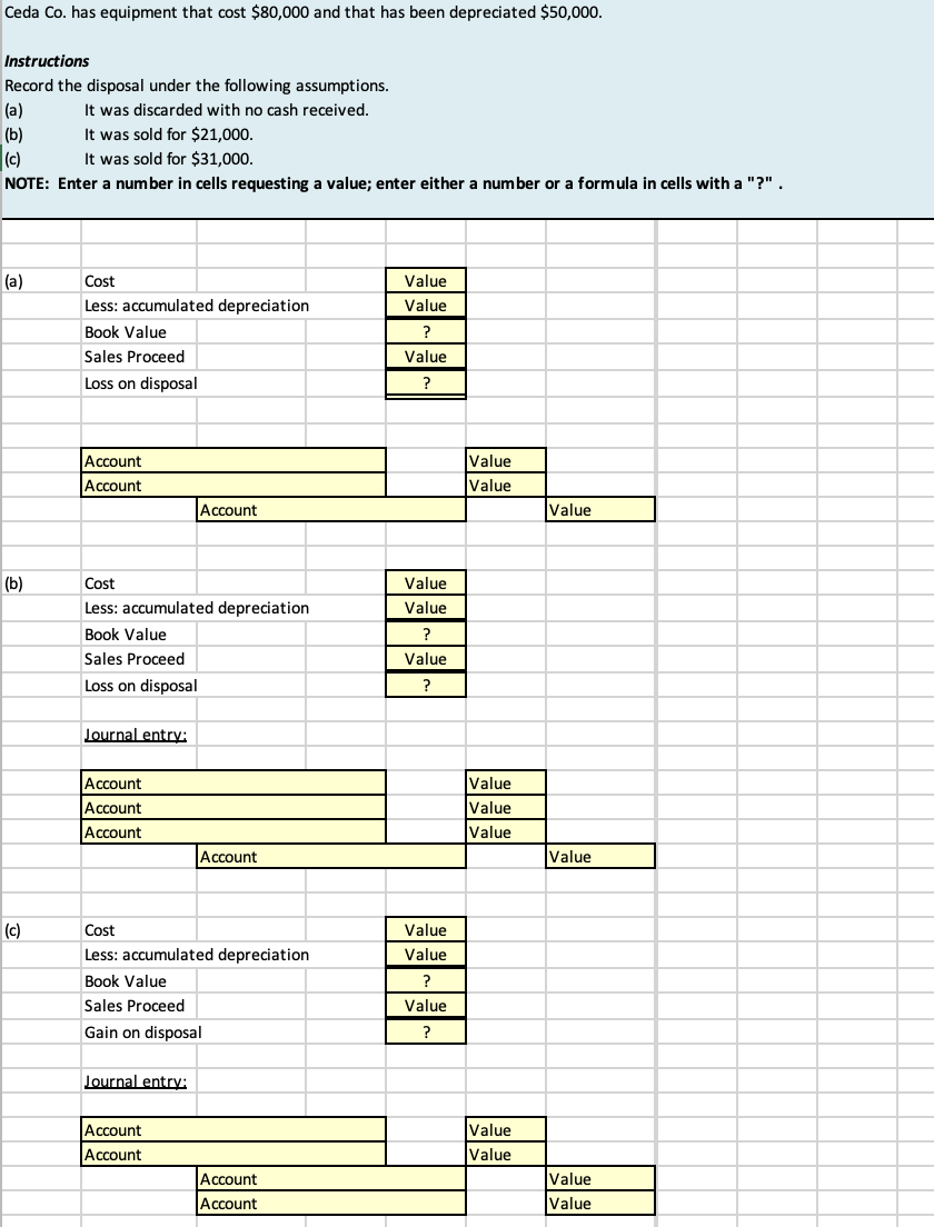 Solved Please see attachment and help me with filling out | Chegg.com