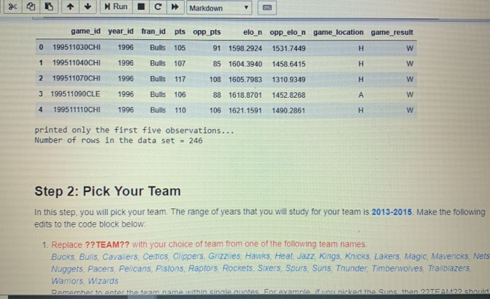 Solved Edit View Insert Cell Kernel Widgets Help Not Trusted | Chegg.com