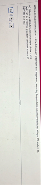 Solved Without doing any computation, put the following in | Chegg.com