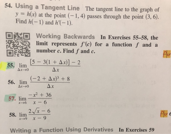 Solved 0 .0 Finding the Derivative by the Limit Process In | Chegg.com