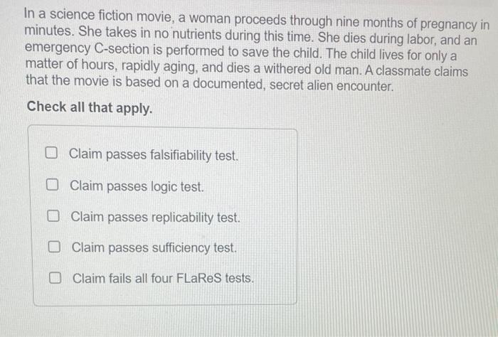 In a science fiction movie, a woman proceeds through | Chegg.com