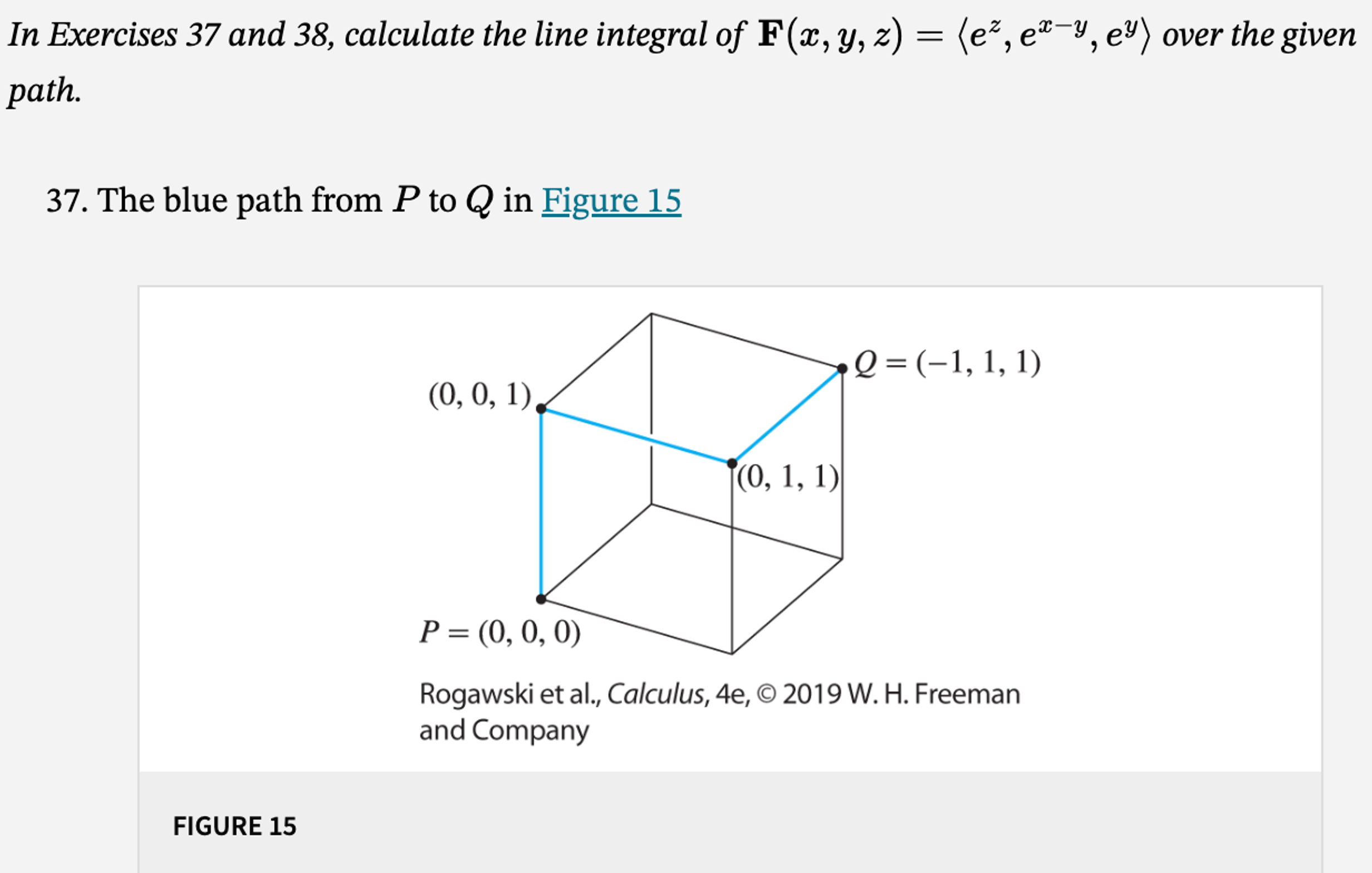 Solved In Exercises 37 ﻿and 38, ﻿calculate the line integral | Chegg.com