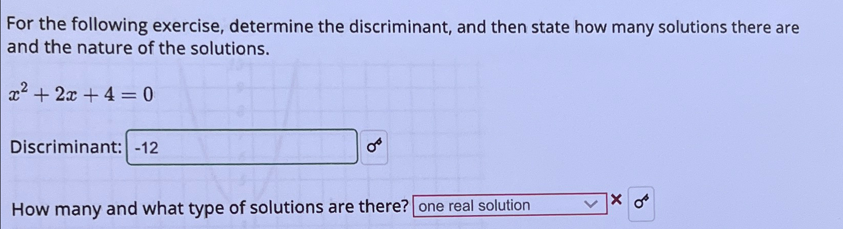Solved For the following exercise, determine the | Chegg.com