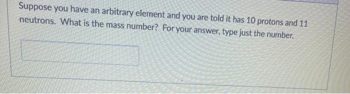 Solved Suppose you have an arbitrary element and you are | Chegg.com