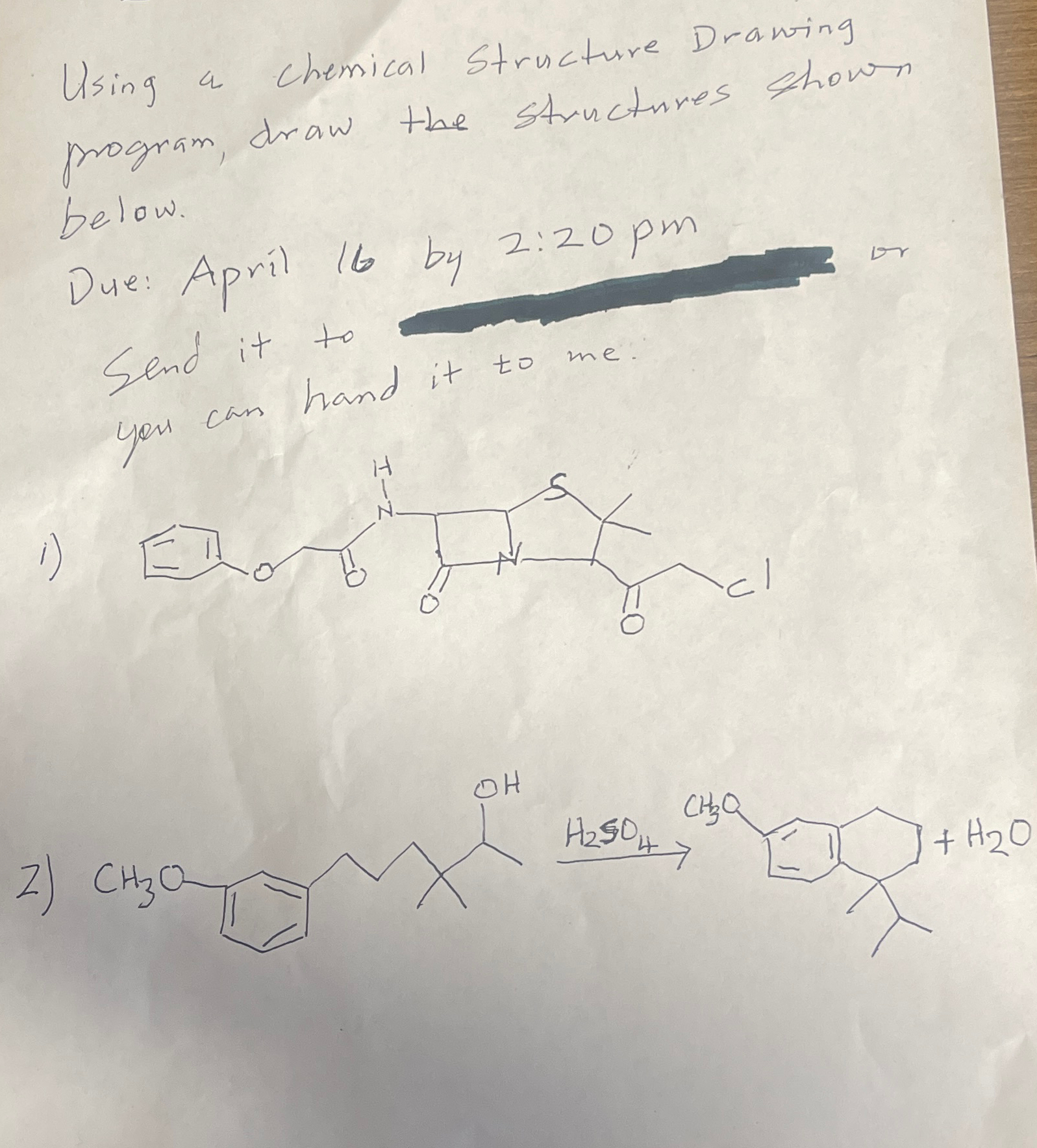 Solved Using a Chemical Structure Drawing program, draw the | Chegg.com