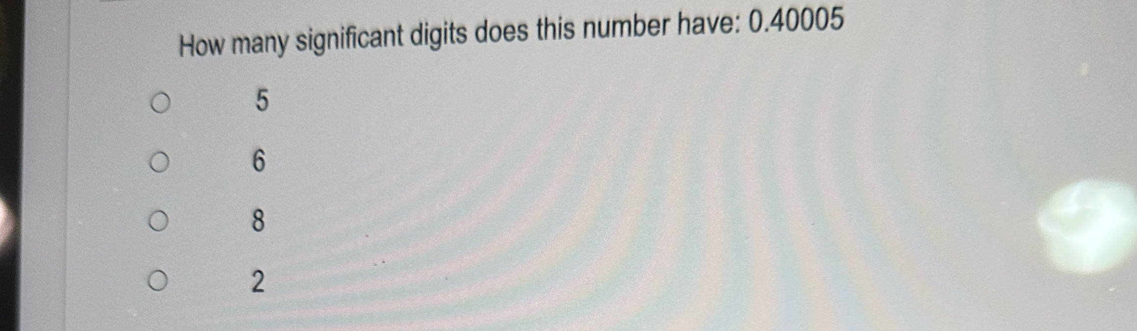 Solved How many significant digits does this number have: | Chegg.com