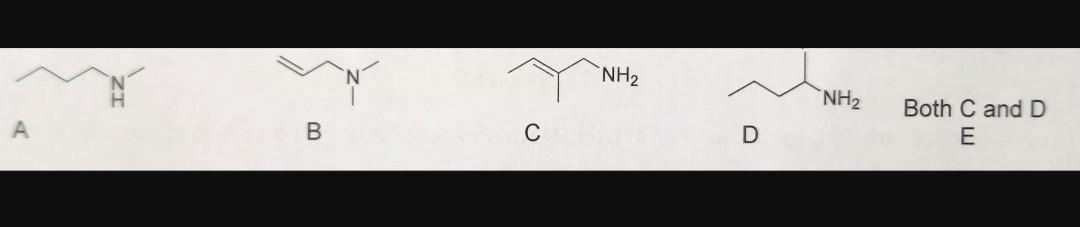Solved Which isomer of C5H13N would have two N-H absorptions | Chegg.com