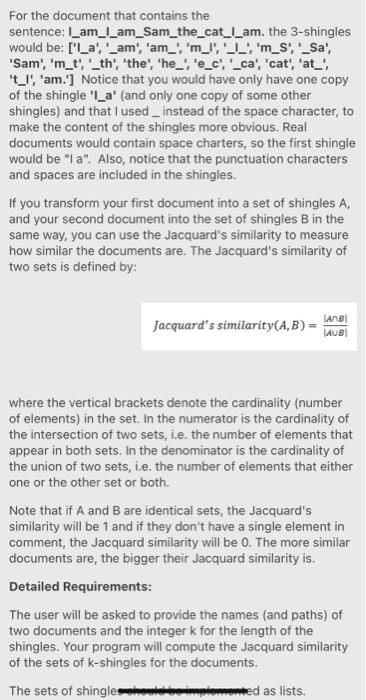 Solved Problem statement: Write a program that takes two | Chegg.com