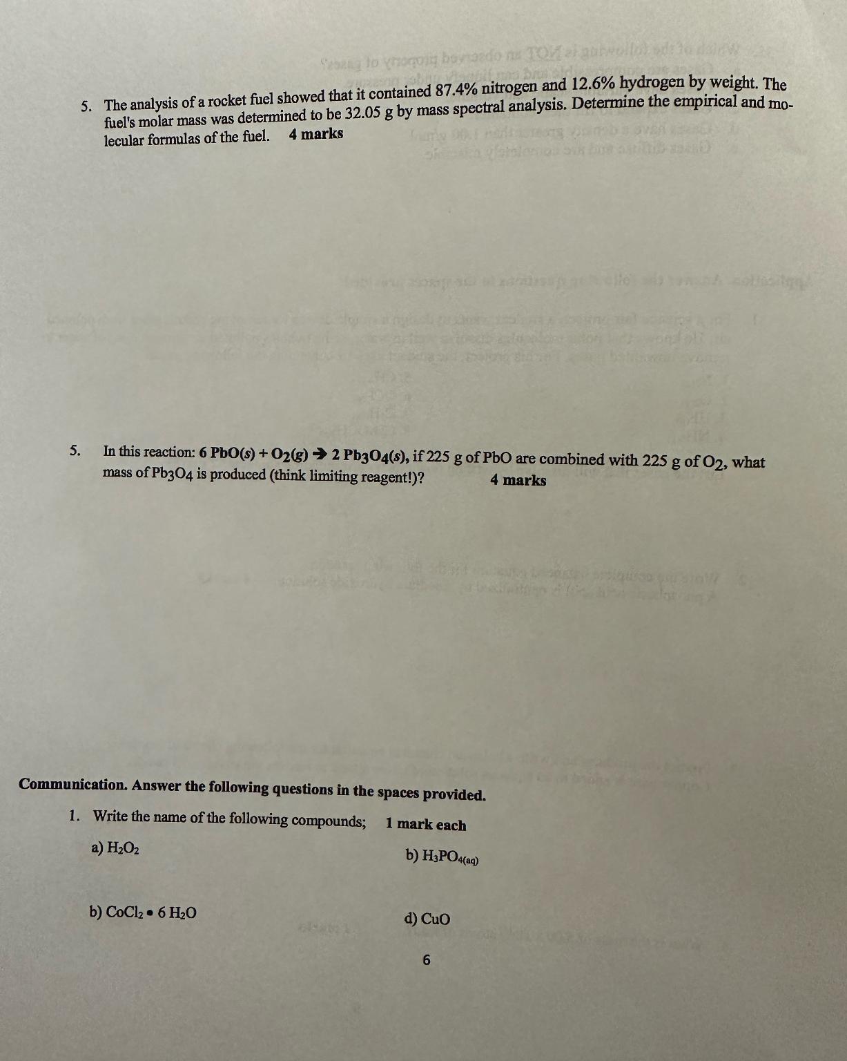 Solved Please write each step including formulas for each | Chegg.com