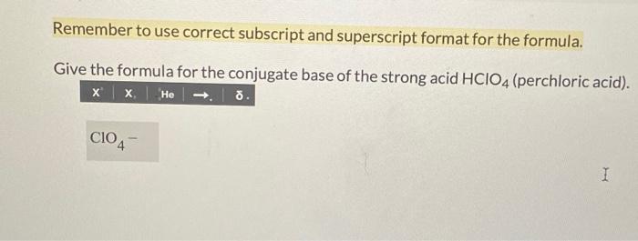 Solved Remember to use correct subscript and superscript | Chegg.com