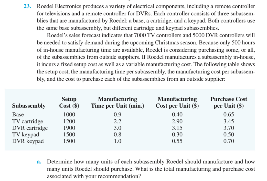 Chegg 라이브러리에서 가져온 가장 유사한 질문입니다.질문Roedel Electronics | Chegg.com