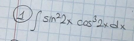 Solved I ( sin 22x cos 2x dx % | Chegg.com