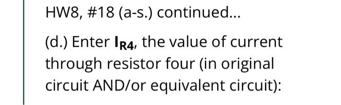 Solved HW8, \#18) After using Delta-Wye conversion between | Chegg.com