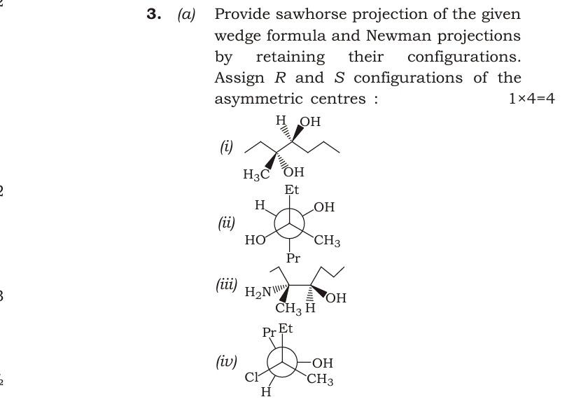 Solved assign R/S configuration to each asymmetric centre | Chegg.com