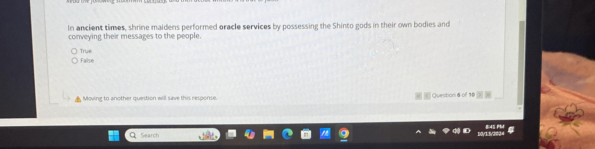 Solved In ancient times, shrine maidens performed oracle | Chegg.com