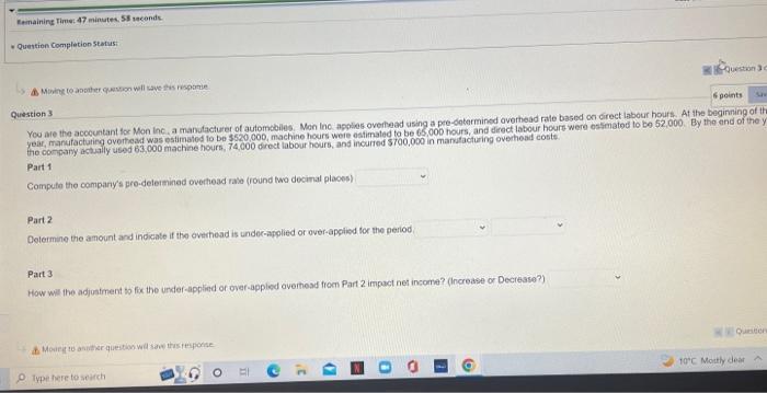 Solved Pat 1 Patz Past 3Question 3 Part 1 Computa the | Chegg.com