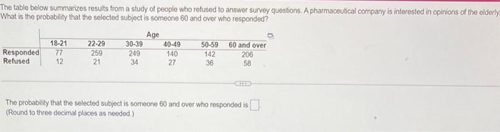 Solved The table below summarizes results from a study of | Chegg.com