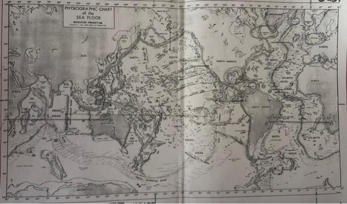 Solved PHYSIOGRAPHIC CHART of the SEA FLOOR GRENNE w | Chegg.com