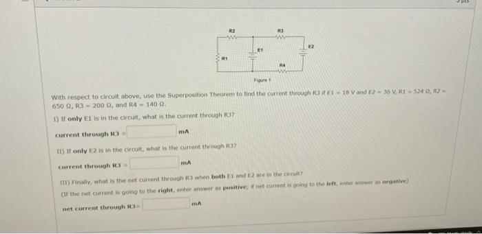 Solved R3 R1 R2 E2 HIH Figure 2 - With respect to circuit | Chegg.com