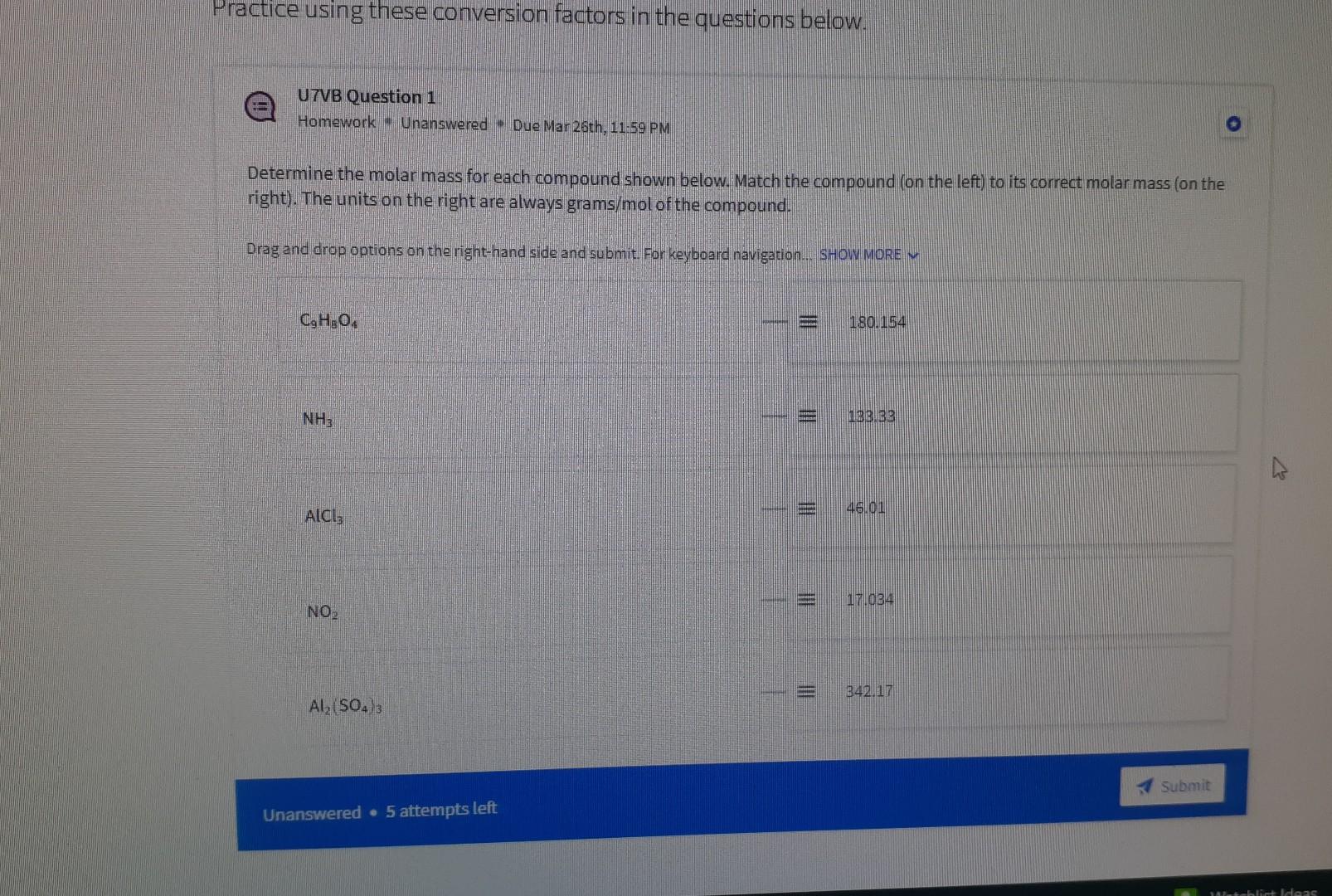 Solved UTVB Question 1 Homework " Unanswered " Due Mar 26th, | Chegg.com