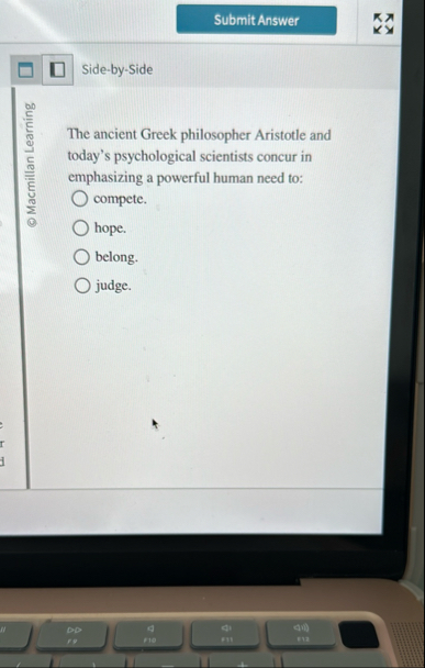 Solved Side-by-SideThe ancient Greek philosopher Aristotle | Chegg.com