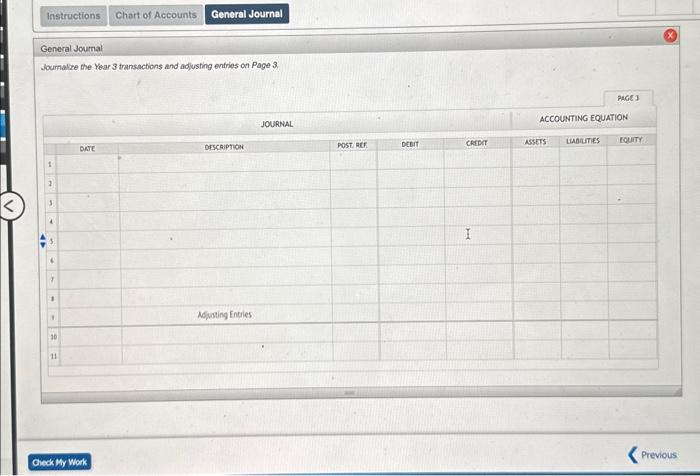 Solved Instructions Chart of Accounts General Journal Chart | Chegg.com