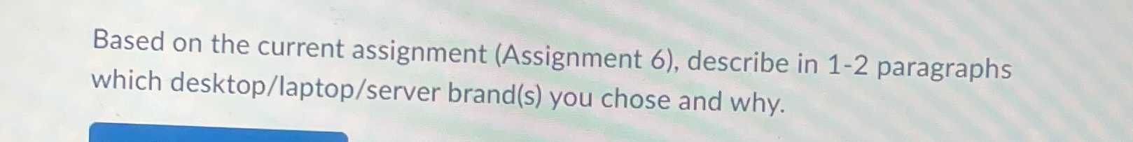 Solved Based on the current assignment (Assignment 6), | Chegg.com