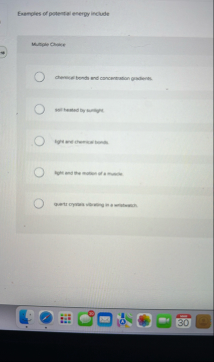 Solved Examples of potential energy includeMultiple | Chegg.com