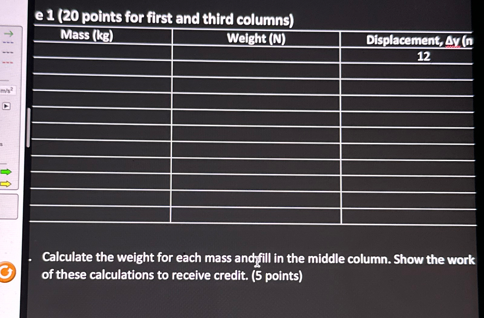 Solved e 1 (20 ﻿points for first and third | Chegg.com